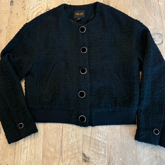 Truth | Jackets & Coats | The Truth Tweed Bomber Style Look Jacket 8 ...